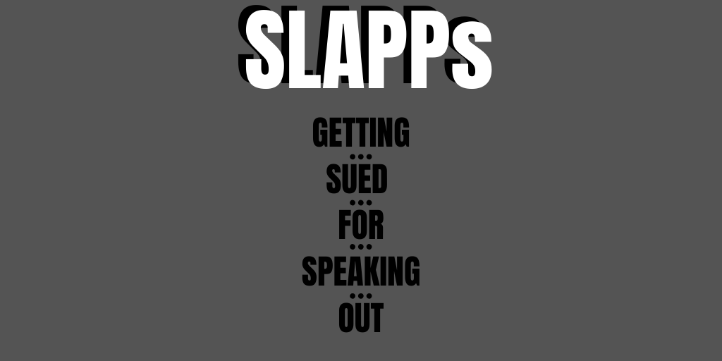 Food for thoughts - RCMF: SLAPPs - Strategic Lawsuits Against Public ...